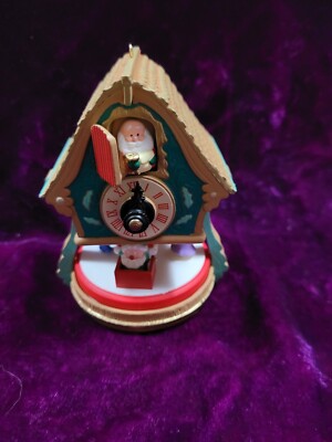 HALLMARK ENCHANTED CLOCK LIGHT MOTION ORNAMENT 1992 FREE SHIPPING | eBay
