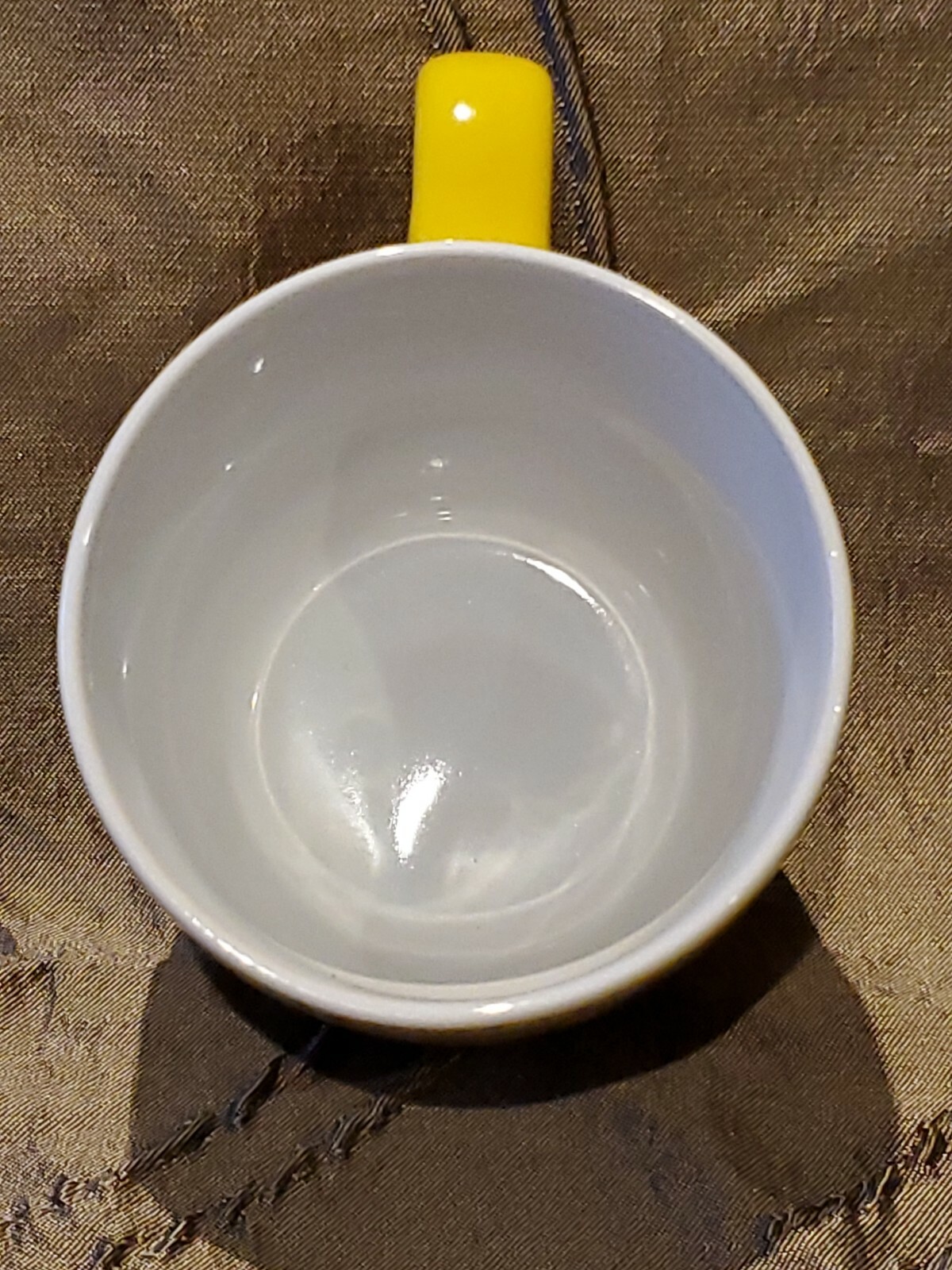 Nestle ABUELITA Yellow Ceramic Cup Mug Arte Managua Manuela Flores EUC ...