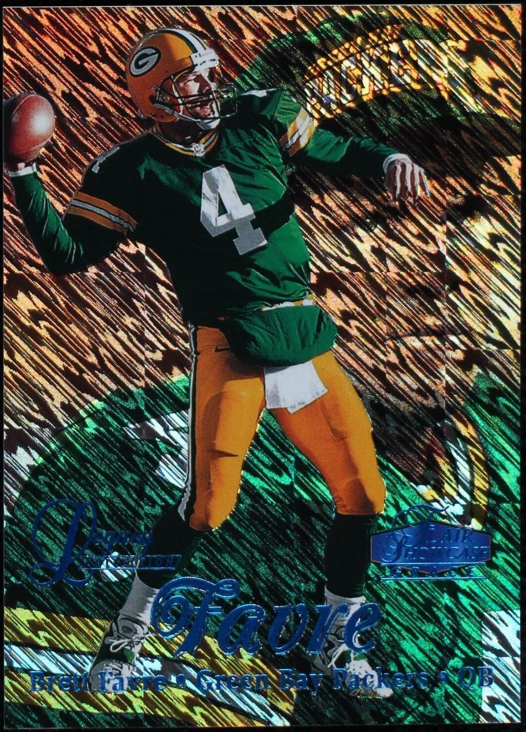 1998 Flair Showcase - Brett Favre #1 Row 1 Legacy Collection /100 for ...