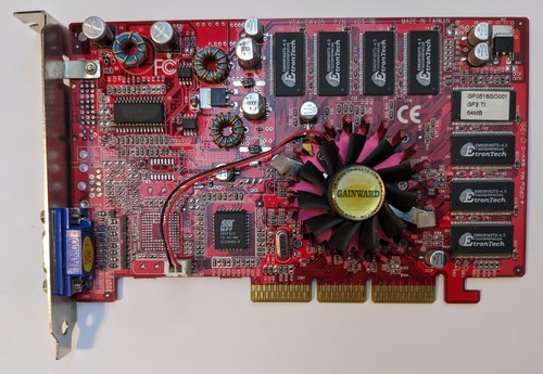 Gainward NVIDIA GeForce2 Titanium 64MB DDR AGP 4x Legacy Graphics Card ...