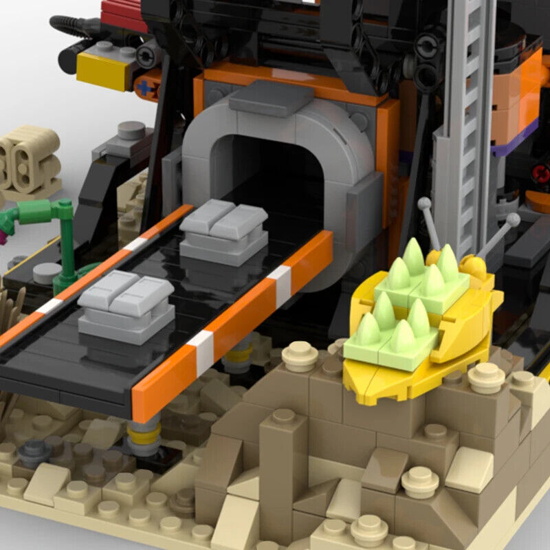 Satisfactory Constructor MOC Building Blocks Set, Factory Model Alien ...