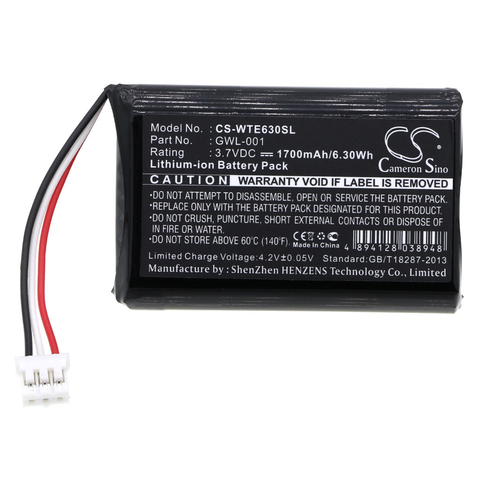 Battery for Wacom Airliner WS100 Tablet, CTE-620BT, CTE-620BT Graphire ...