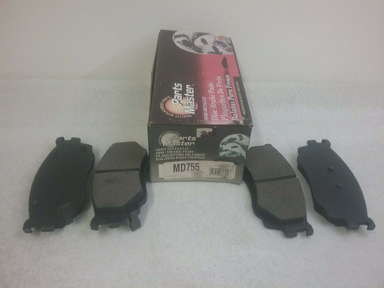 MD755 Parts Master Semi-Metallic Disc Brake Pads | eBay