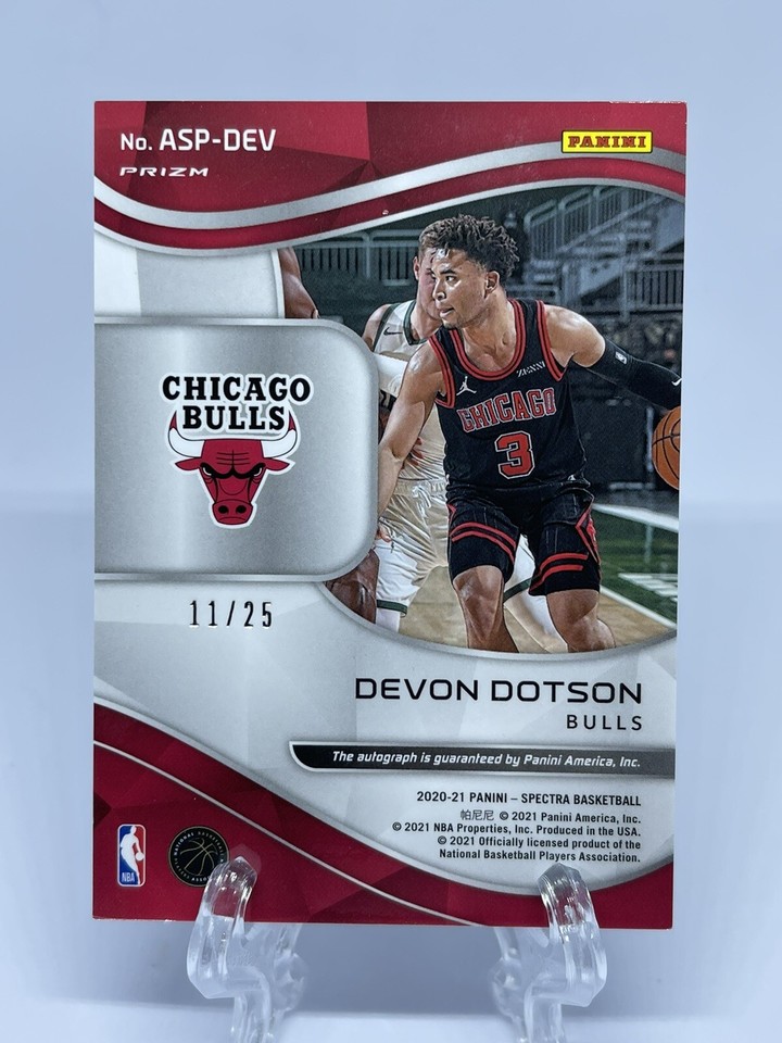 2020-21 Spectra Aspiring Devon Dotson Autograph 11/25 | eBay