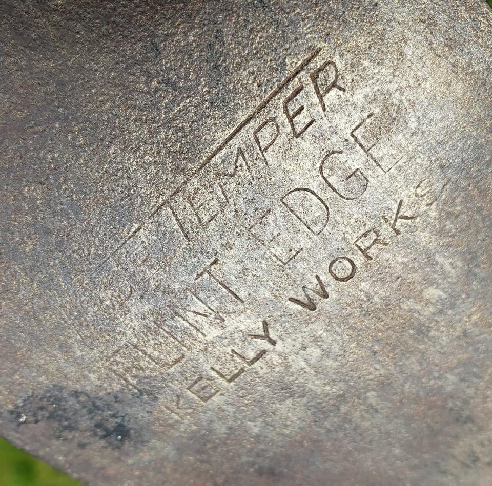 Vintage Antique True Temper Flint Edge Kelly Works Axe Head Old Ax USA ...
