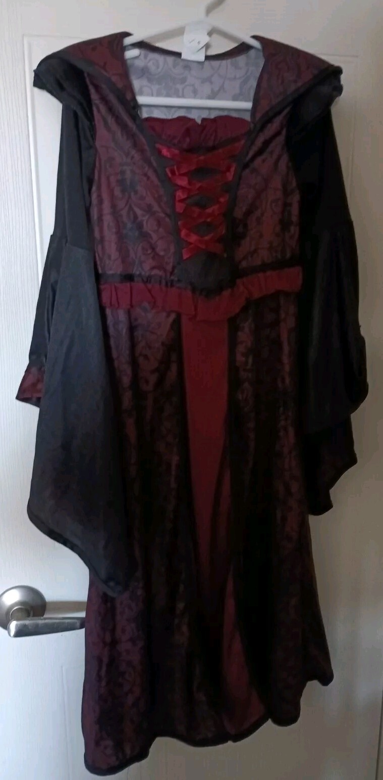 Royal Vampire Toddler Costume Dress Cosplay- Child 3t - Gem