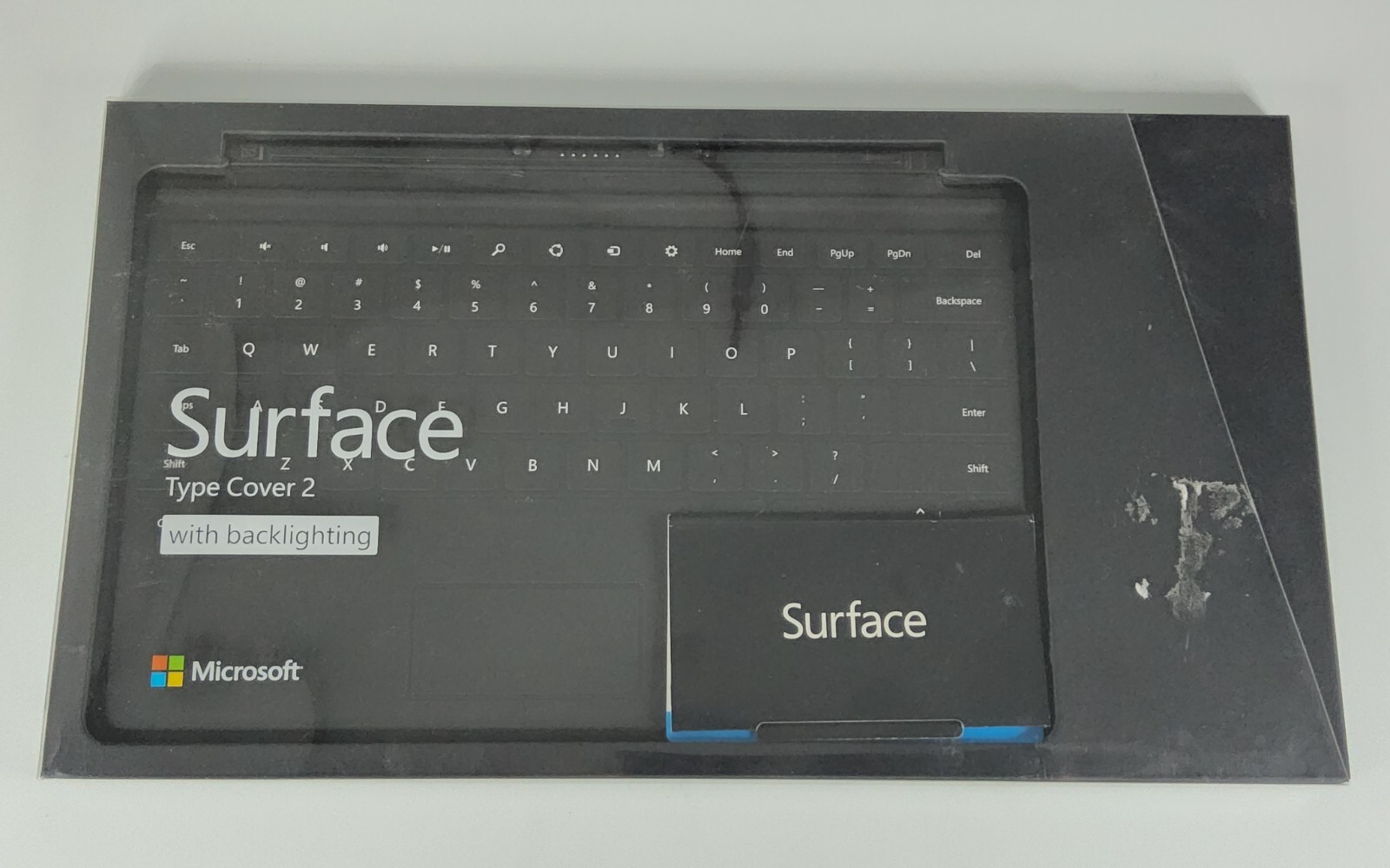 Microsoft Surface keyboard w Backlight 1 2 & Pro 1 2 1561 RT Type Cover ...