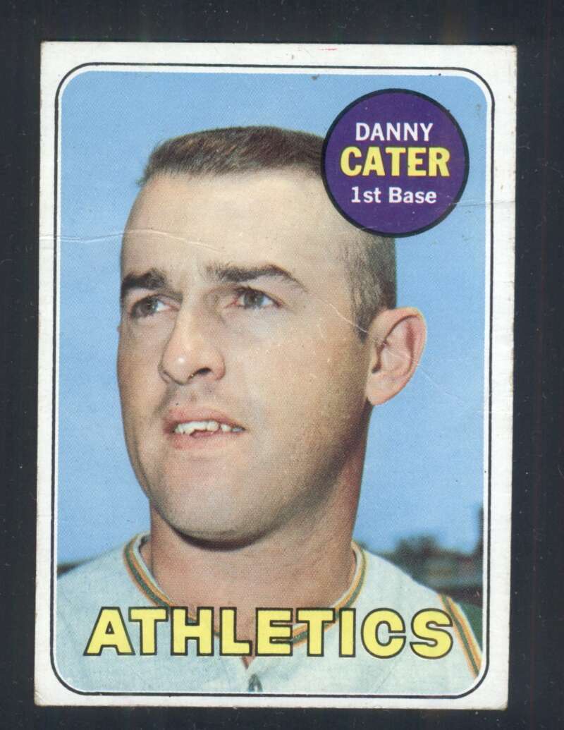 1969 Topps #44 Danny Cater VGEX Athletics 119313 | eBay