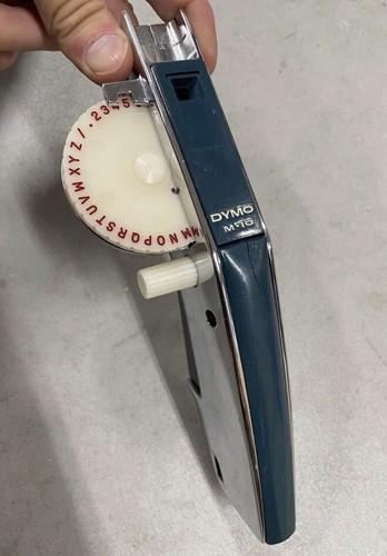 Vintage Dymo Label Maker Tapewriter Chrome Plus Case NLhB | eBay