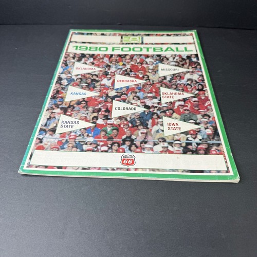 Vintage Big 8 Conference Football 1980 Sports Media Guide Program ...