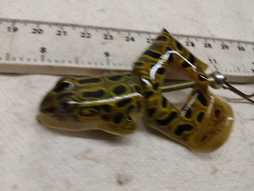 TOP QUALITY,VINTAGE, REBEL-TOPWATER BUZZ'N FROG-BASS,PIKE FISHING LURE ...