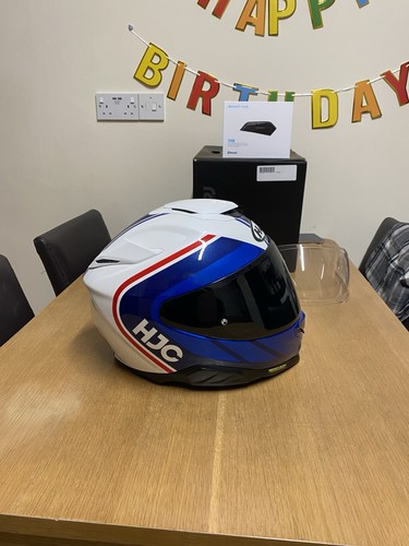 HJC Rpha 71 Motorcycle Helmet Large with HJC 11b Smart Intercom System ...