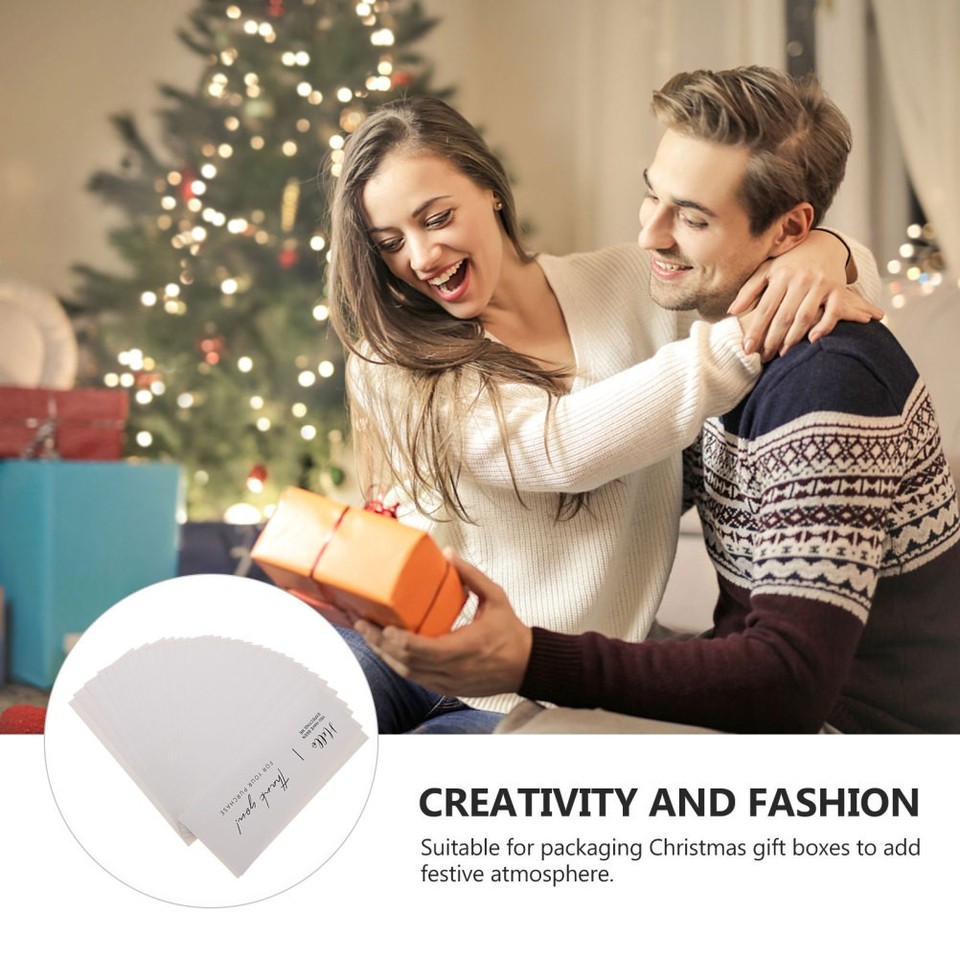 50 Pcs Sticker Paper Handmade Food Baking Label Stickers Sealing | eBay ...