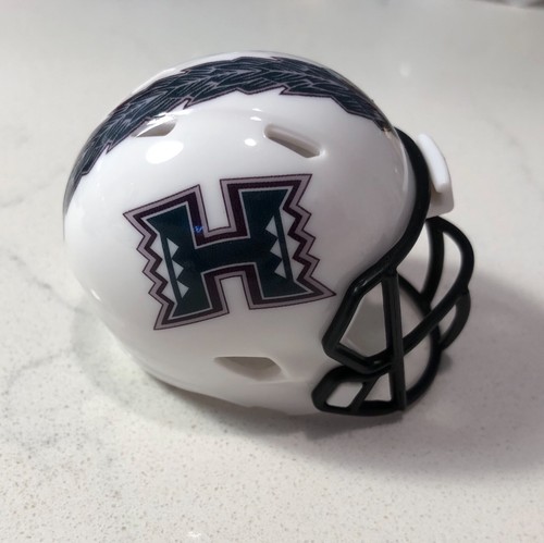 Hawaii Warriors NEW 2023 custom pocket pro helmet UH | eBay