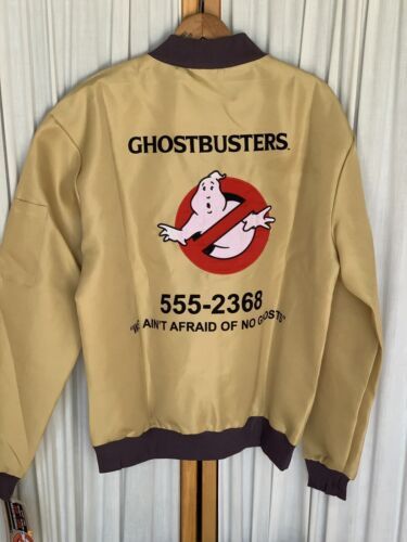 Ghostbusters Costume Bomber Jacket Adult Medium New Halloween Cosplay Spirit | eBay