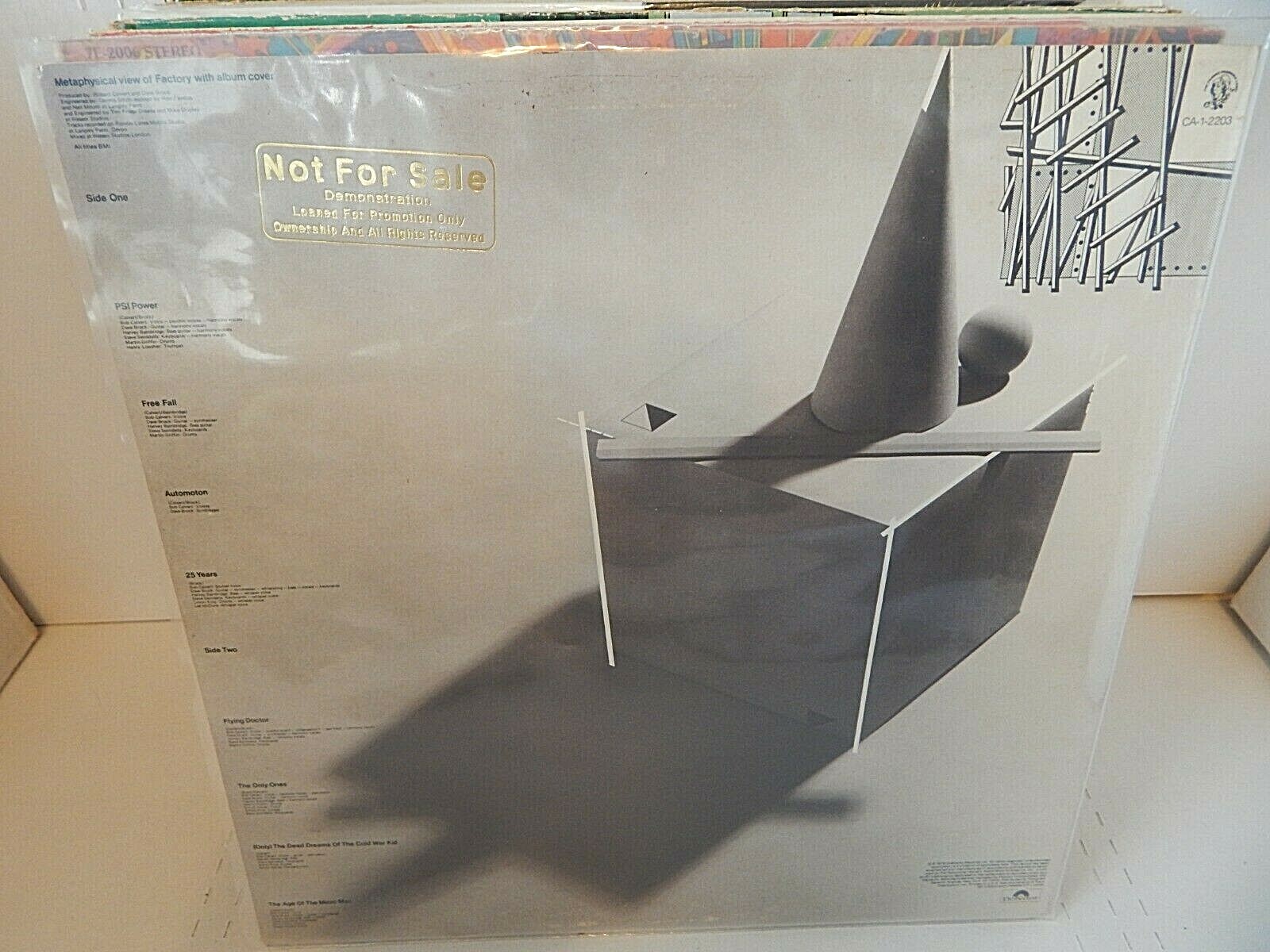 HAWKWIND Hawklords 25 Years On WLP Promo U.S. 1978 Charisma Space Rock ...