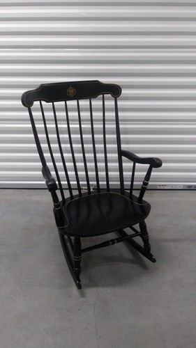 Rocking Chair Wood. U.S. Naval Academy Captain's Chair by S.BENT-BROS ...