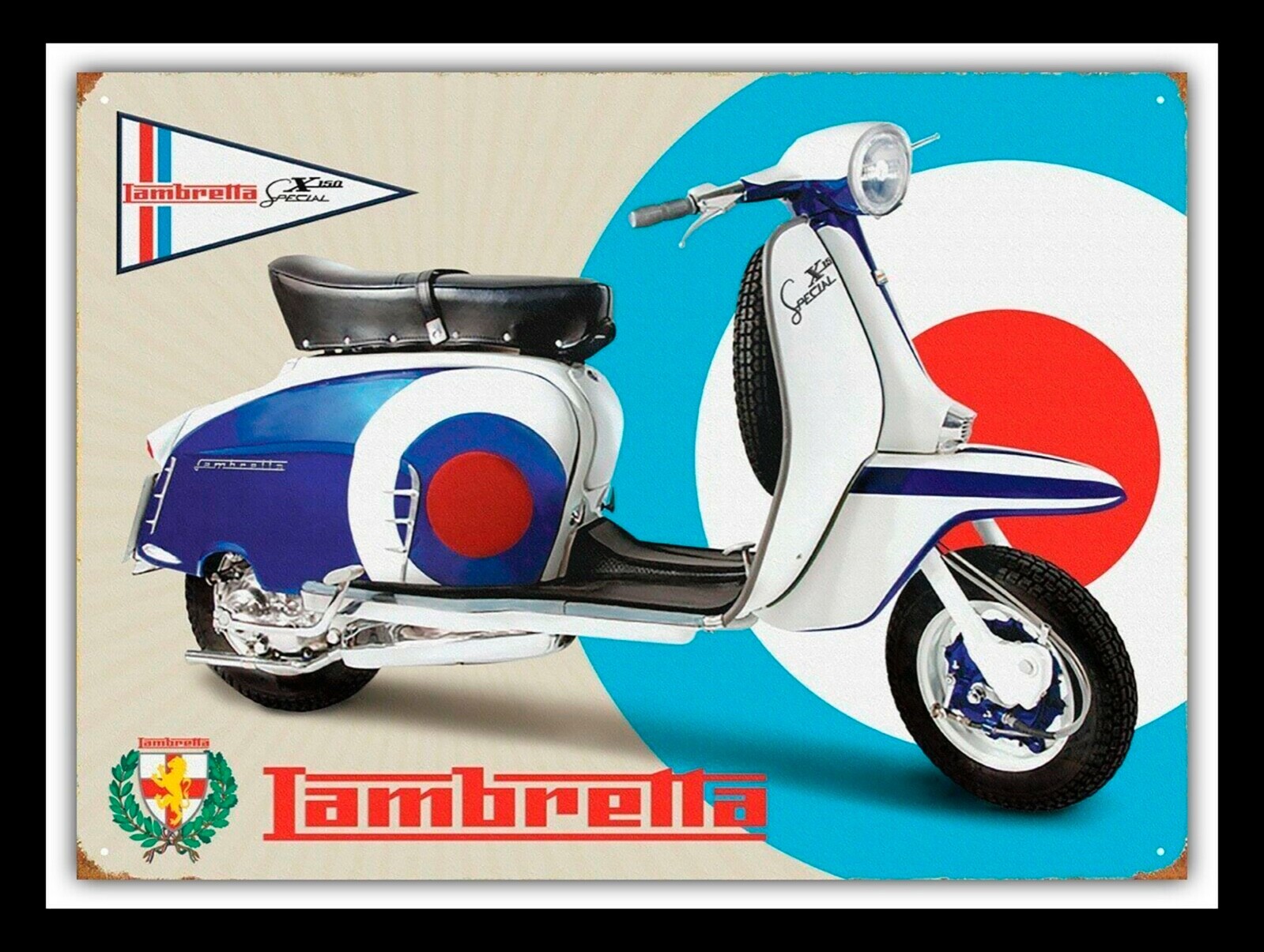 Lambretta Special, Retro replica vintage style metal sign/plaque Gift ...