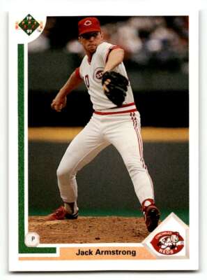1991 Upper Deck #373 Jack Armstrong Cincinnati Reds Baseball Cards N ID ...