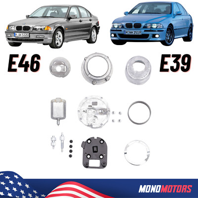 Left Mirror Kit For BMW E46 E39 Mini Cooper R50-R53 Round Shape Folding ...