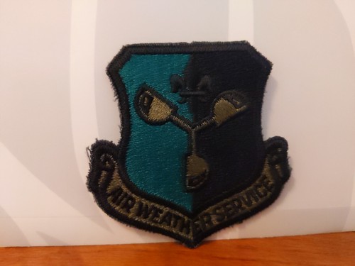 USAF AIR WEATHER SERVICE Subdued Patch # 1 | eBay