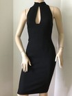 Vintage GIANNI VERSACE Runway Midnight Blue Navy Pristine Dress (Size ...