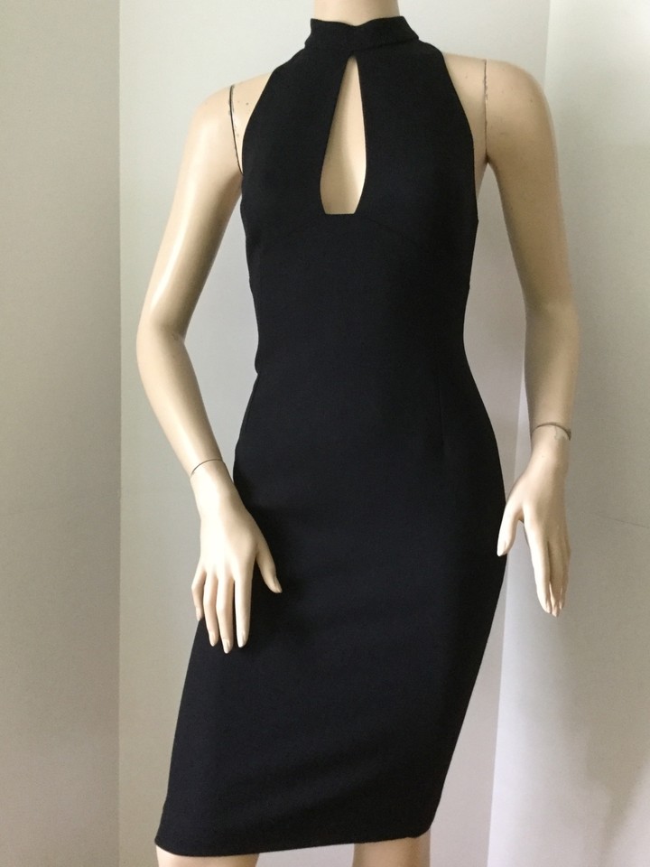 Vintage GIANNI VERSACE Runway Midnight Blue Navy Pristine Dress (Size ...