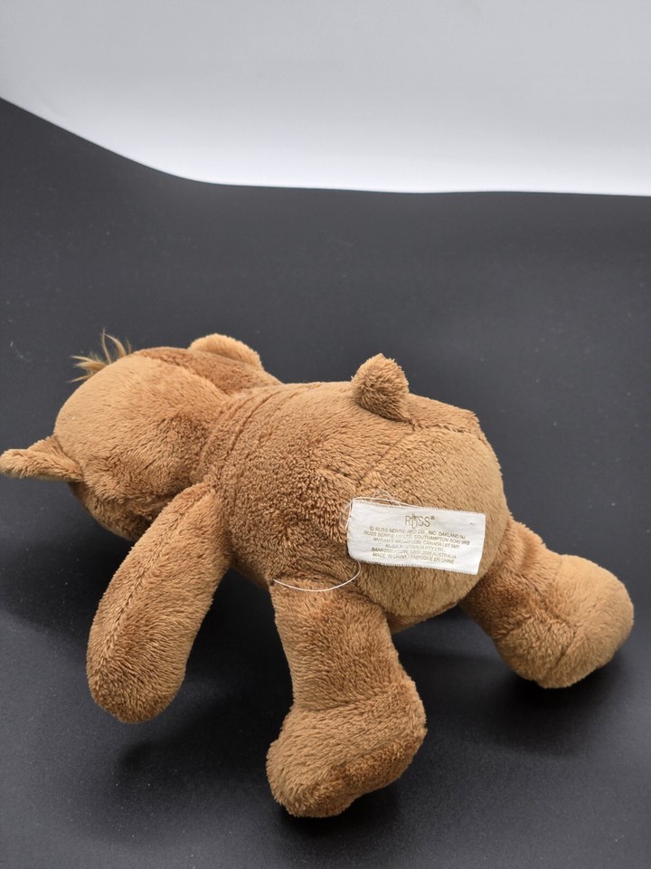 RUSS Stuffed Plush"Bored" Brown Teddy Bear Toy 6" | eBay