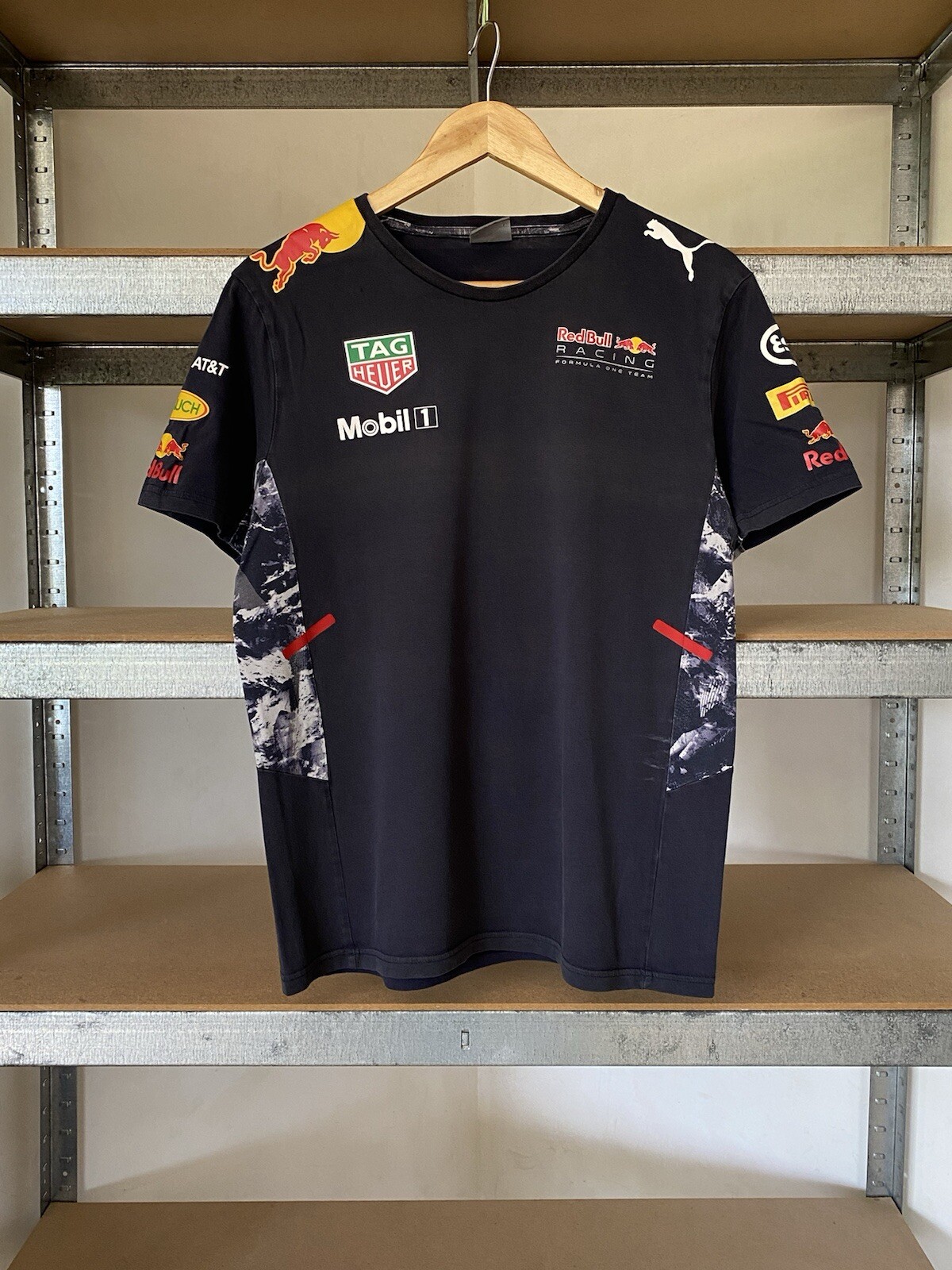 Puma Red Bull Formula Uno F1 Vintage 2000s Racing T-s… - Gem