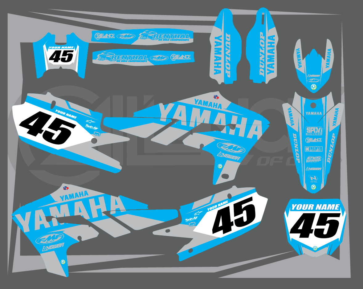 2019 2020 2021 2022 YAMAHA YZ 250F GRAPHICS YZ250F 250 F DECALS ...