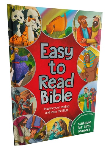 Easy To Read Bible practice your reading and Learn the Bible - hardcover Jac... | eBay