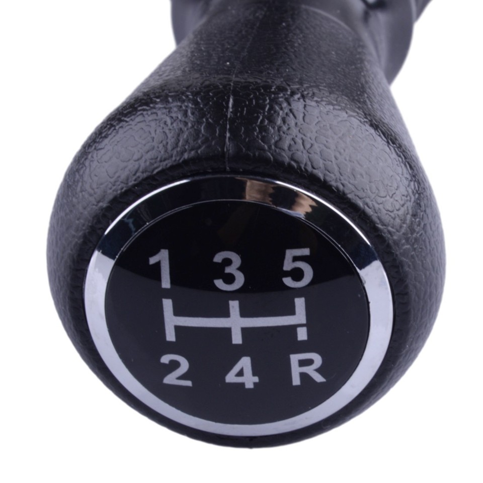1x 5 Speed Manual Gear Shift Knob Shifter Boot Cover Fit For Peugeot ...