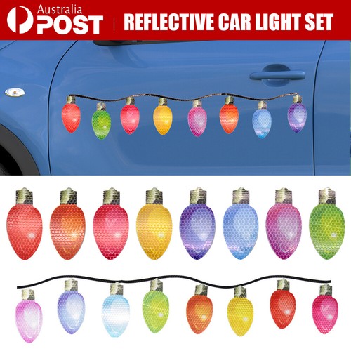 NEW Reflective Car Light Bulb Magnet Decor Lines DIY Self-priming Body ...