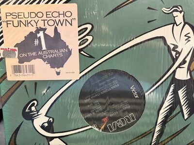 PSEUDO ECHO FUNKY TOWN LIES ARE NOTHING 12" 1987 RCA 6431 SYNTH POP ...