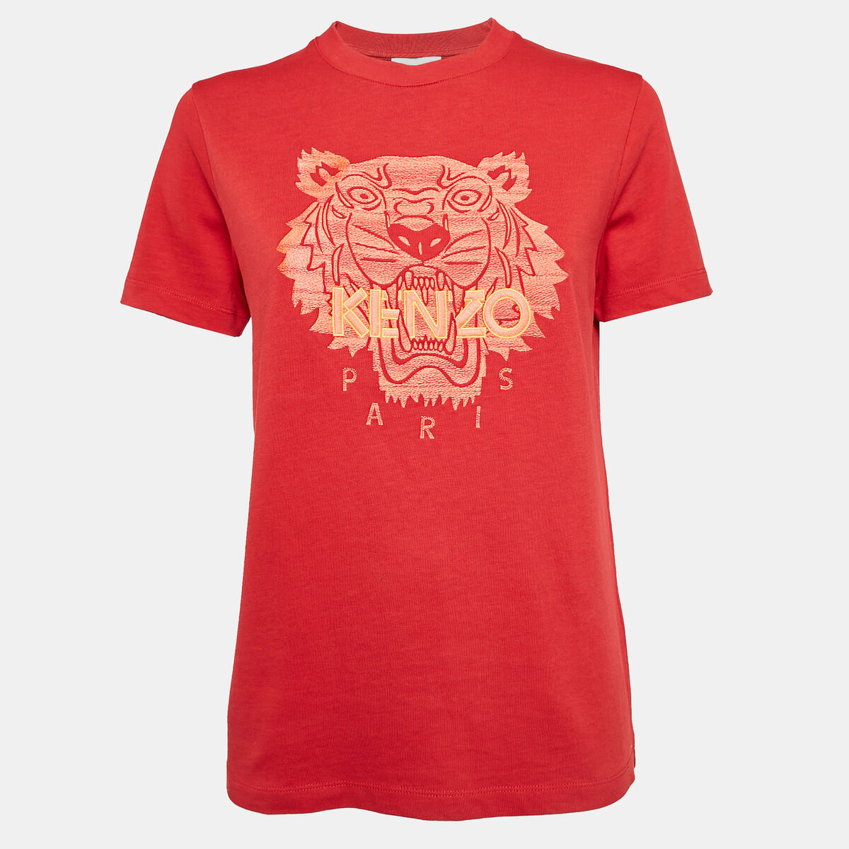 Kenzo Red Logo Embroidered Crew Neck T-Shirt M | eBay Kenzo Red Logo Embroidered Crew Neck T-Shirt M | eBay
