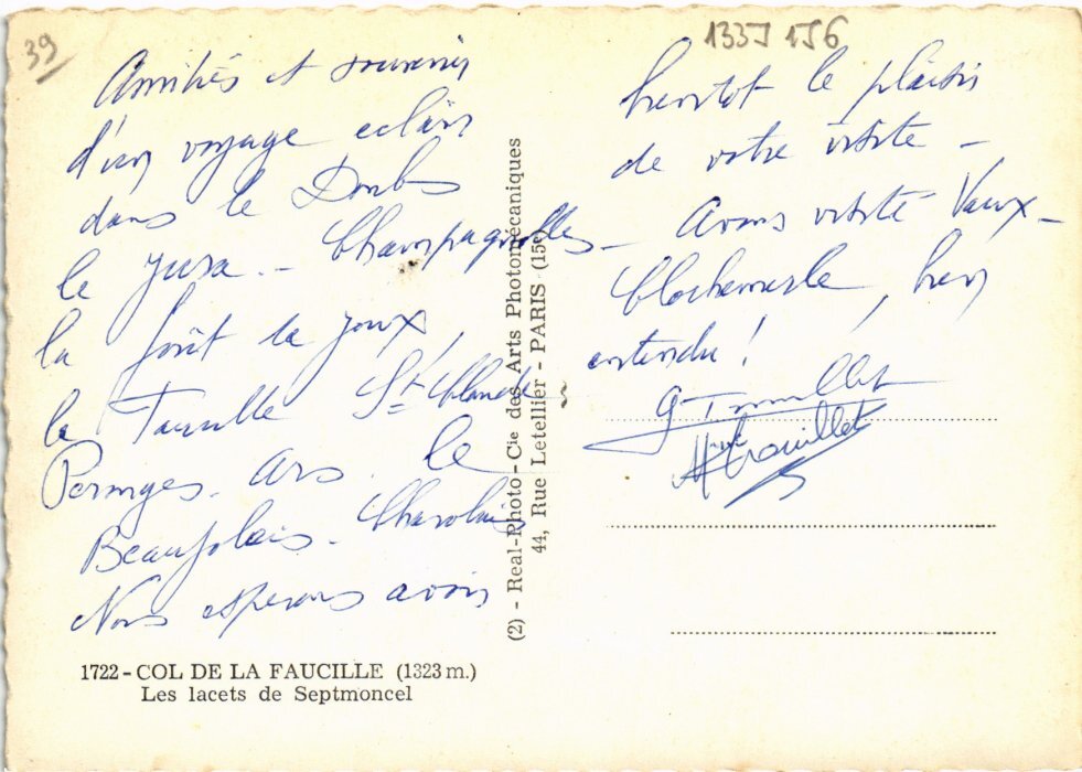 CPM Col de la Faucille Les Lacets de Septmoncel FRANCE (1337176) | eBay