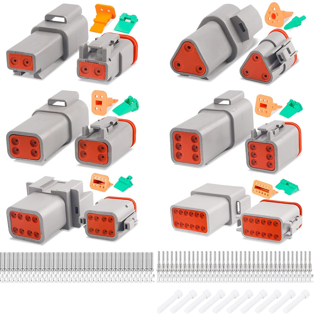 450PCS Deutsch Connector DT Plug Kit Tool Automotive Marine Waterrproof ...
