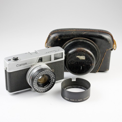 Canon Canonet +45mm f/1.9 Lens, Hood, Leather Case - Parts/Repair ...