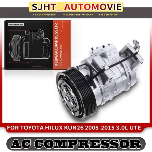10S11C A/C Compressor & Clutch for Toyota Hilux KUN26 N10 N20 2005-2015 ...