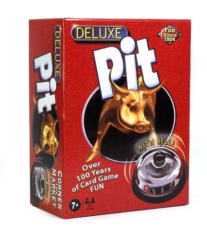PIT Deluxe w/Bell Card Game Corner The Market Hasbro Family Fun Brand ...
