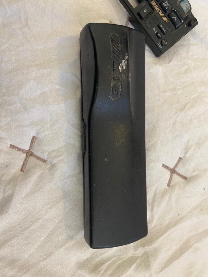 Alpine removable car stereo face and case/ radio and cassette | eBay