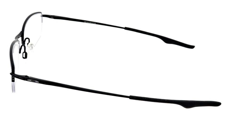 Oakley OX5089-0153 WINGBACK 53mm Polished Black Titanium Eyeglasses ...