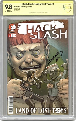 Hack Slash Land of Lost Toys #3A CBCS 9.8 Witnessed Sig Tim Seeley 2006 ...