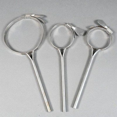 Lot of 3 - Adjustable Laboratory Stainless Steel Column Clamp | eBay