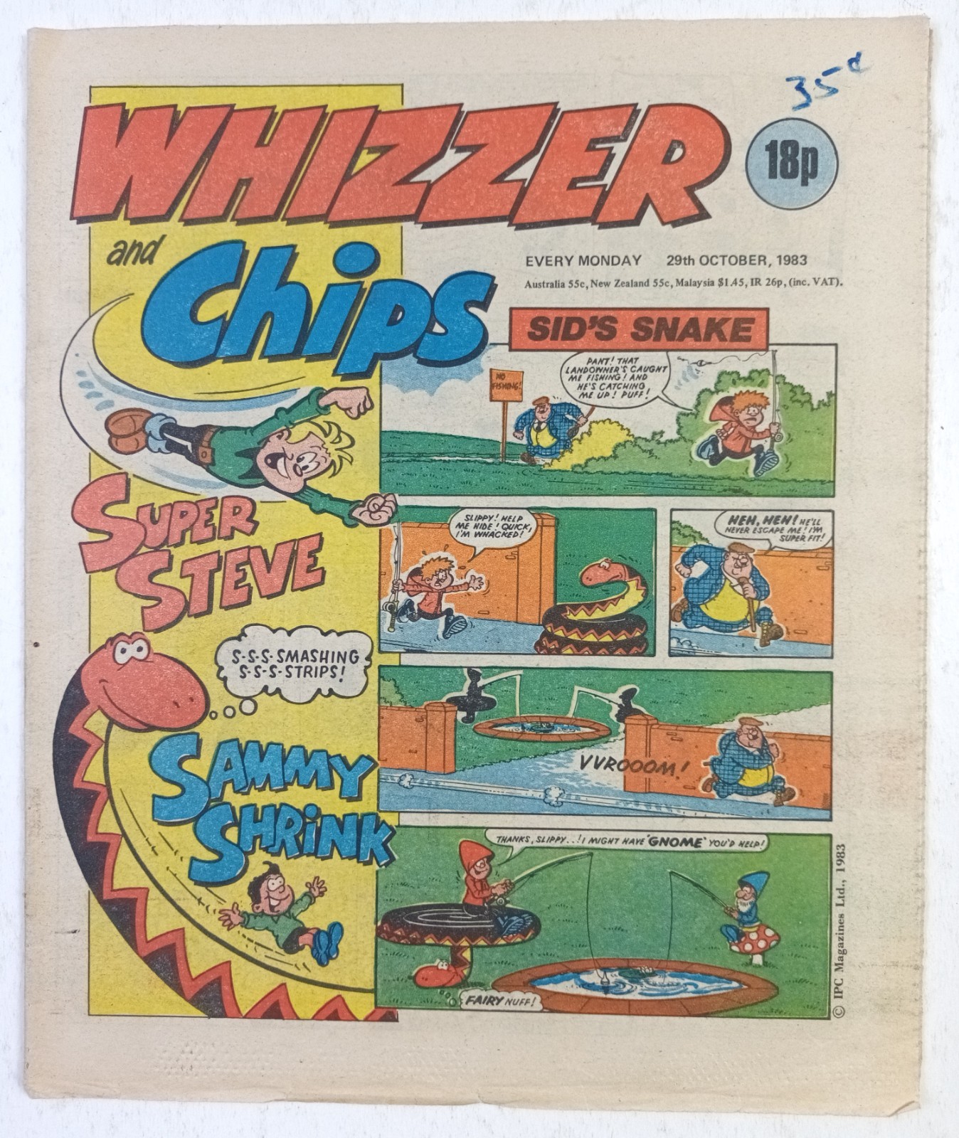 WHIZZER & CHIPS OCTOBER 29 1983 TOPPIE AD ERTL DUKES OF HAZZARD GENERAL ...