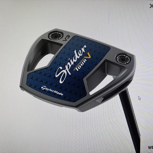 TaylorMade Putter Men Spider Tour v3 34 Inch-RH Super Stroke, Pure Roll ...