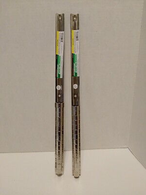 Chrome-Plated 1/2" Socket Rail Organizer Set of 2 Each Holds 15 Sockets ...