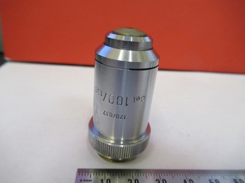 LEITZ WETZLAR OBJECTIVE 100X /170 LENS MICROSCOPE PART AS PICTURED &8Z ...