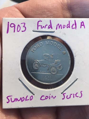 Advertisement Token - 1903 Ford Model A - Sunoco Antique Car Series | eBay
