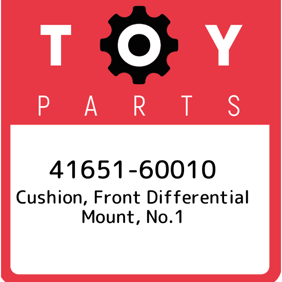 41651-60010 Toyota Cushion, front differential mount, no.1 4165160010 ...